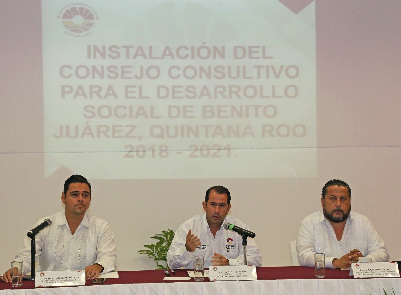 Instalan Consejo Consultivo de Desarrollo Social en Benito Juárez | Cancún Mío
