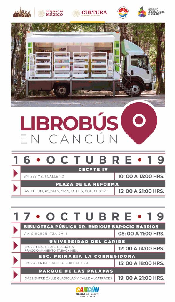“Librobús” Llega a Cancún por primera vez | Cancún Mío