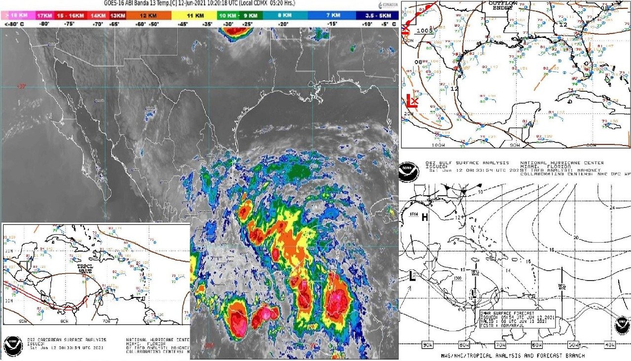 Lluvias con tormentas el pronostico del clima en Cancún | Cancún Mío