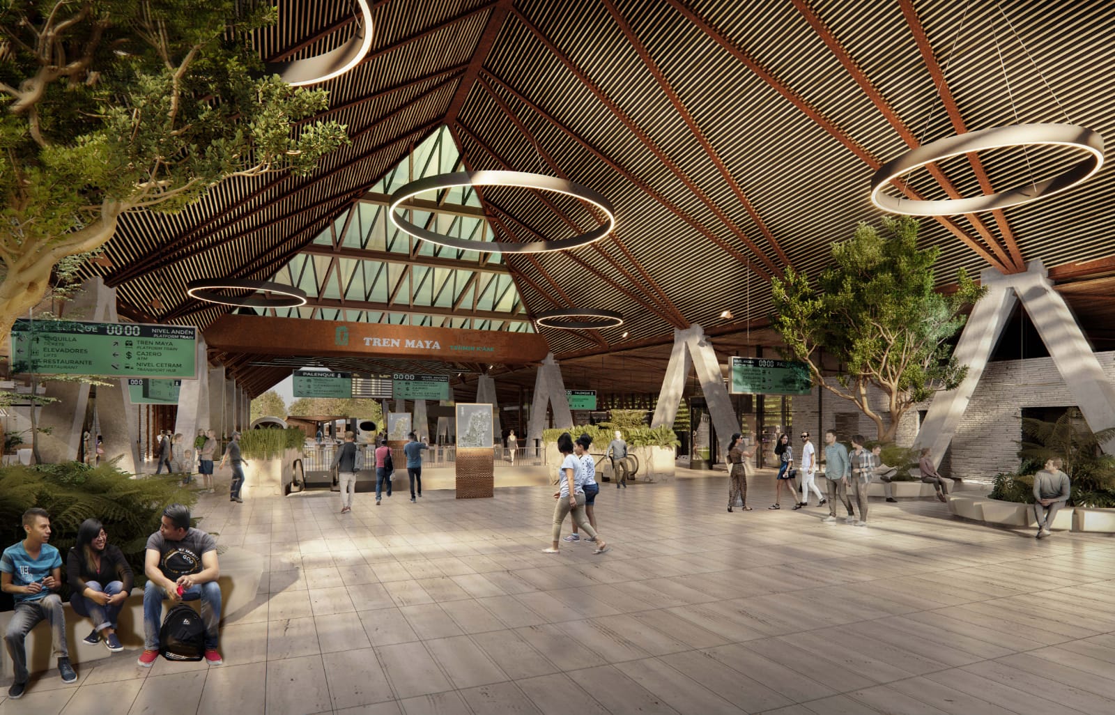 Fonatur presenta diseño de la terminal del Tren Maya en Palenque ...