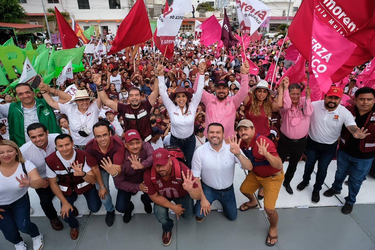 Mara Lezama arrasara en Isla Mujeres, asegura Julián Ricalde en cierra ...
