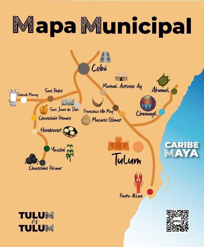 Tulum ya tiene nuevo mapa turístico | Cancún Mío