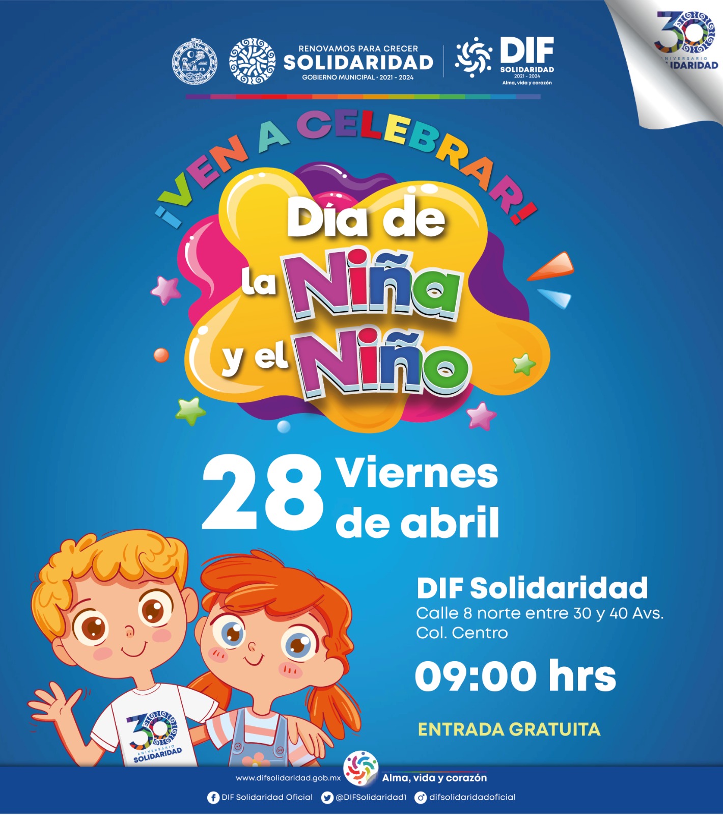 DIF de Solidaridad celebrará día del niño y de la niña en sus ...