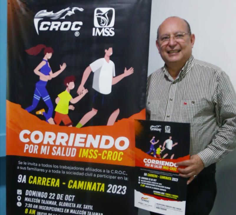 CROC e IMSS anuncian la novena carrera y caminata «Corriendo por mi salud» en Malecón Tajamar ...