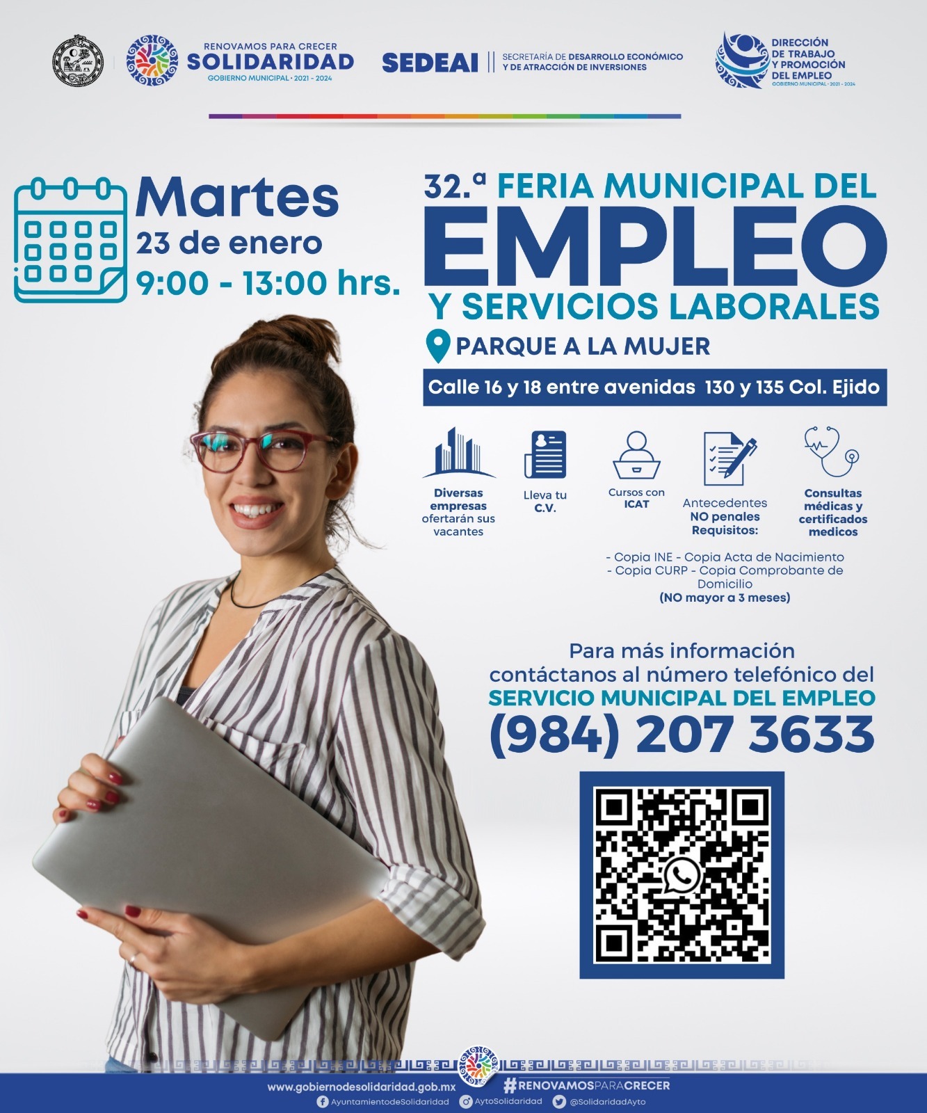 Anuncian fecha para la primera feria de empleo del año en Solidaridad | Cancún Mío