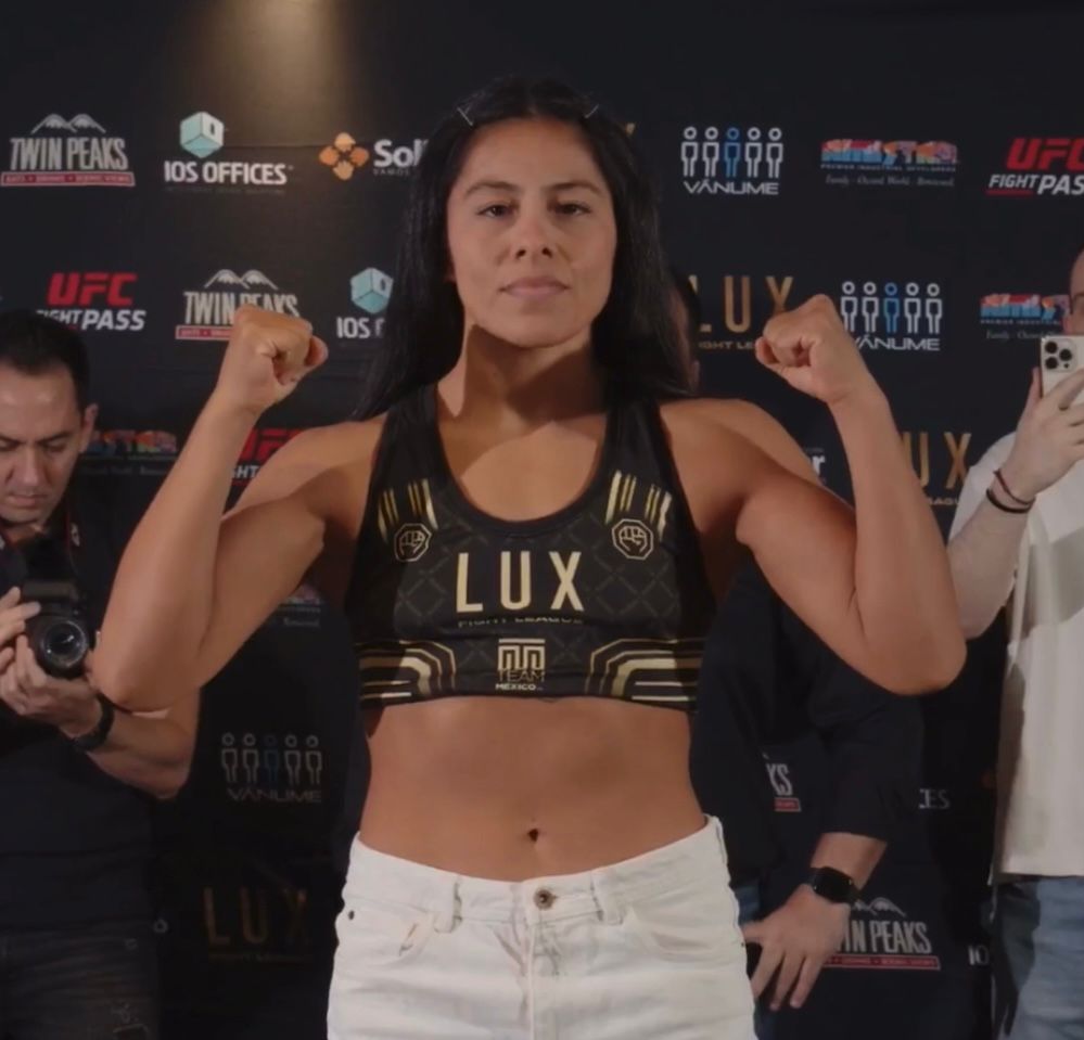 Andrea Vázquez, en busca de su sexta victoria en LUX Fight League ...