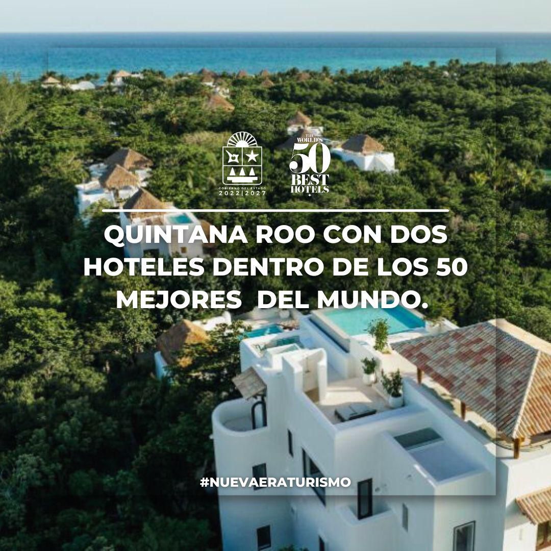 Hoteles de Quintana Roo entre los 50 mejores del mundo