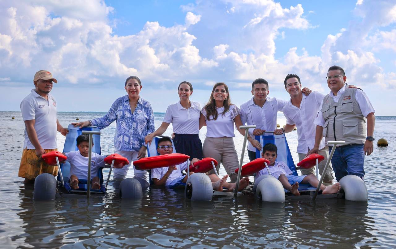 Playa Las Perlas, primera playa accesible en Cancún