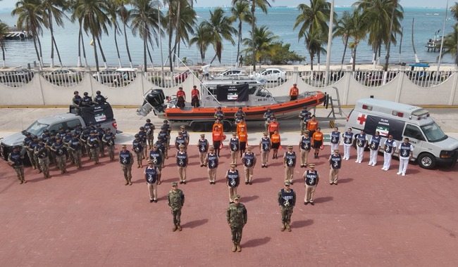 Marina evacúa a 2,681 personas en Holbox por huracán Milton