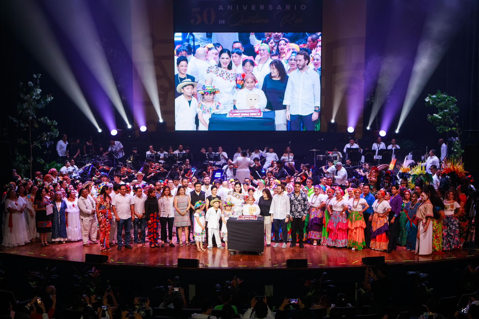 Velada cultural en Playa del Carmen por el 50 aniversario de Quintana Roo