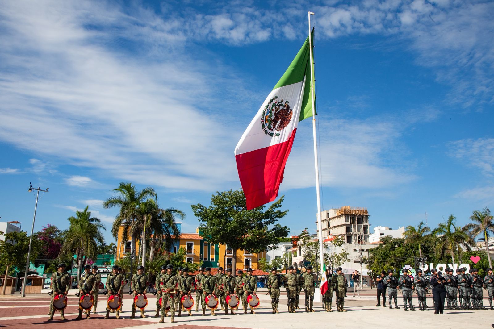 Conmemoran en Playa del Carmen el 178 aniversario de la Gesta Heroica de Chapultepec | Cancún Mío