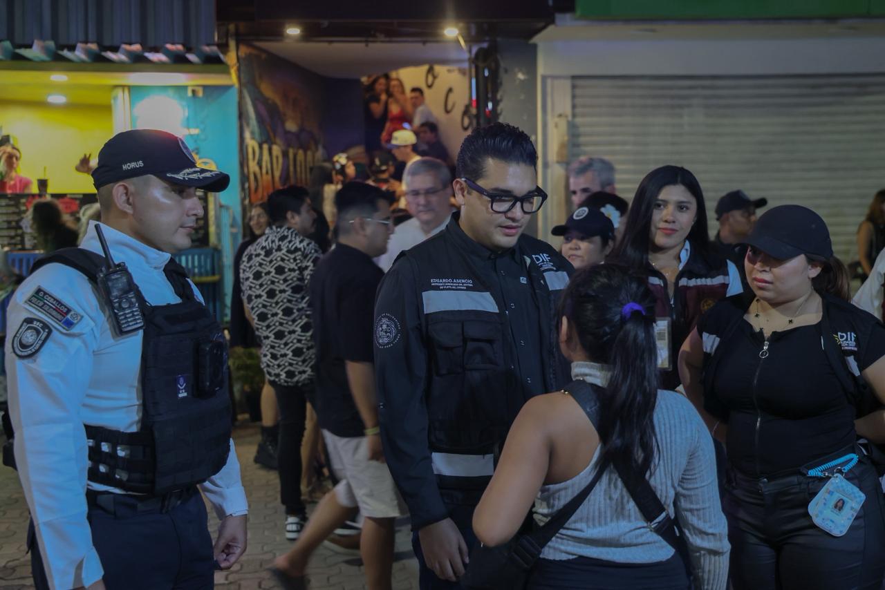 Operativo contra trabajo infantil en Playa del Carmen
